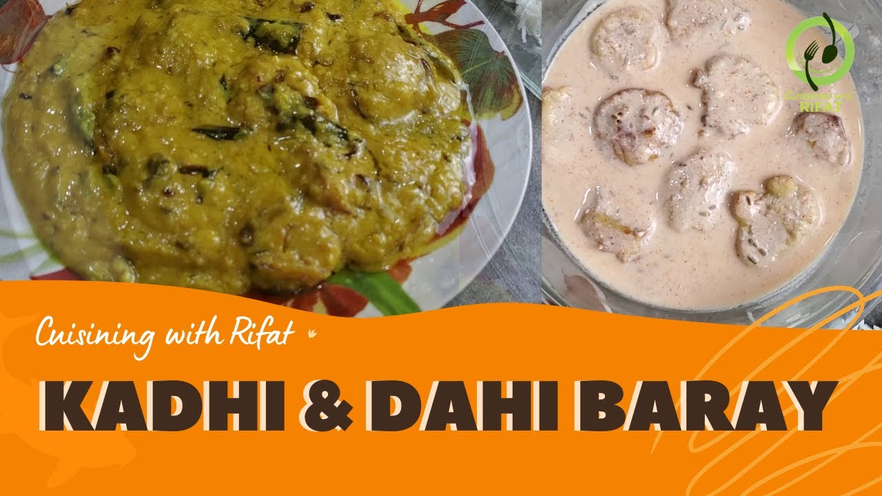 Pakora Kadhi & Dahi Baray recipe. Serve with white rice or roti. How to ...