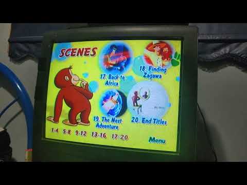 Curious George 2006 DVD Menu Walkthrough