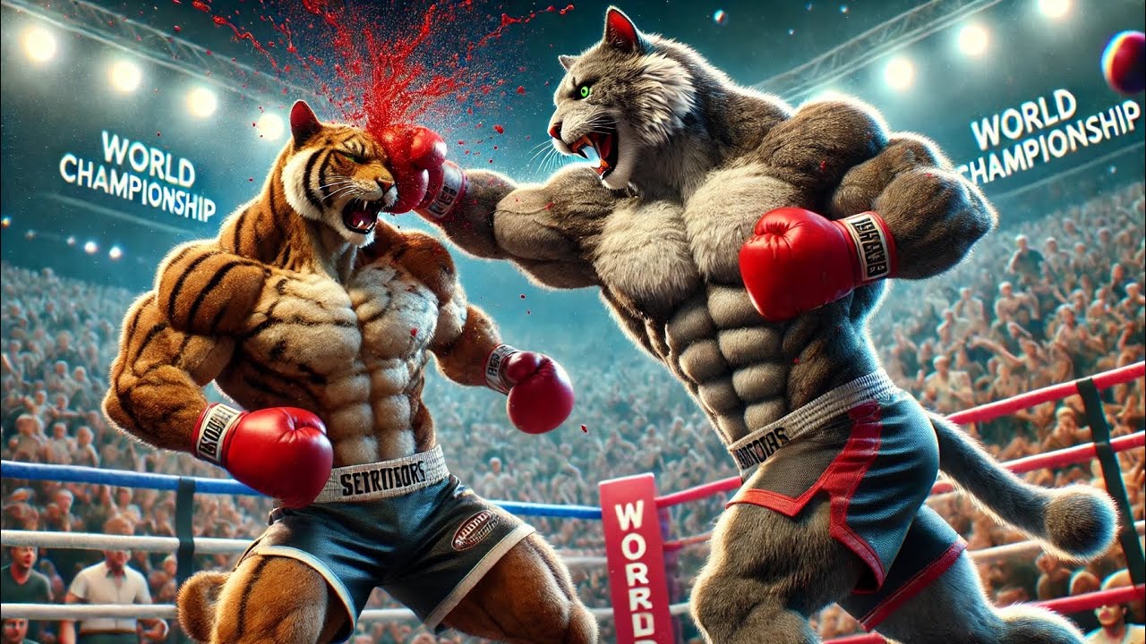 4K - The Great Cat Fight at the World Championships - YouTube