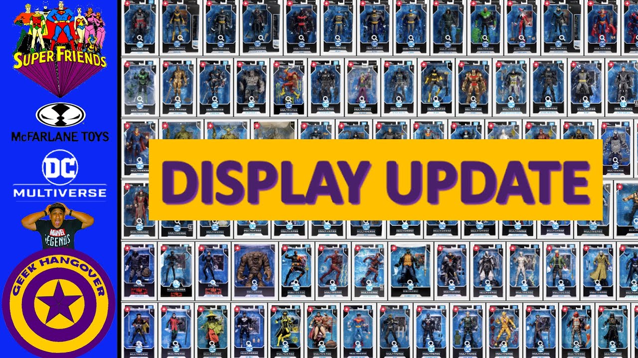 Mcfarlane DC Multiverse Collection Display Shelf Update - YouTube
