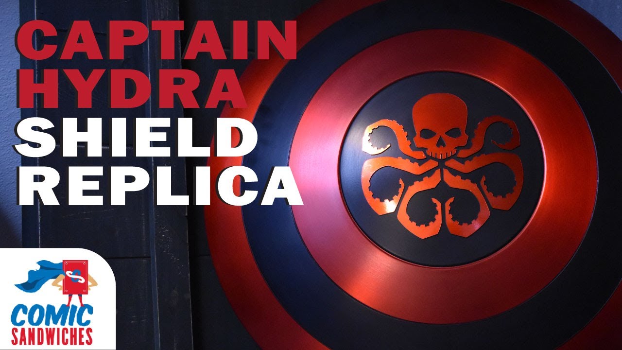 Captain Hydra: Custom Captain America Shield - YouTube