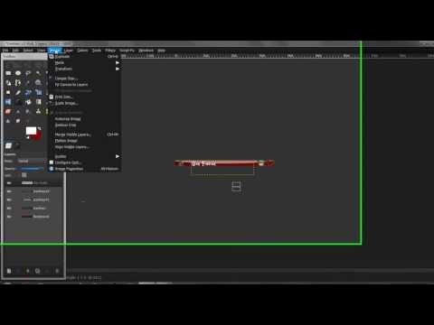 How to make userbars in GIMP - YouTube