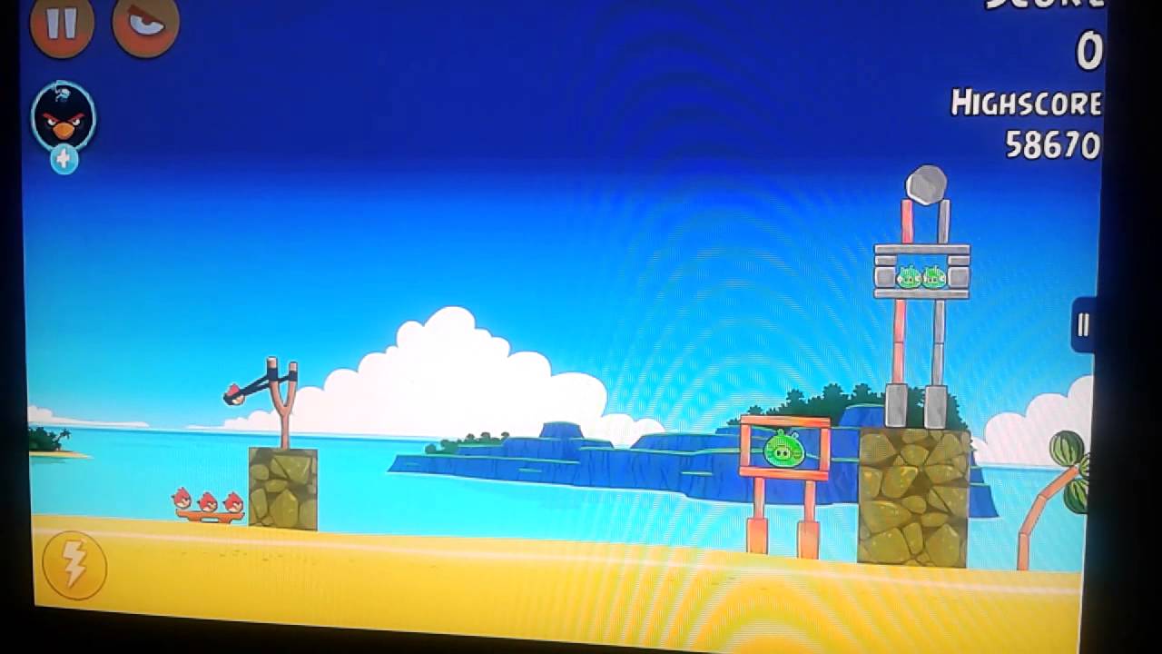 Angry birds game demo - YouTube