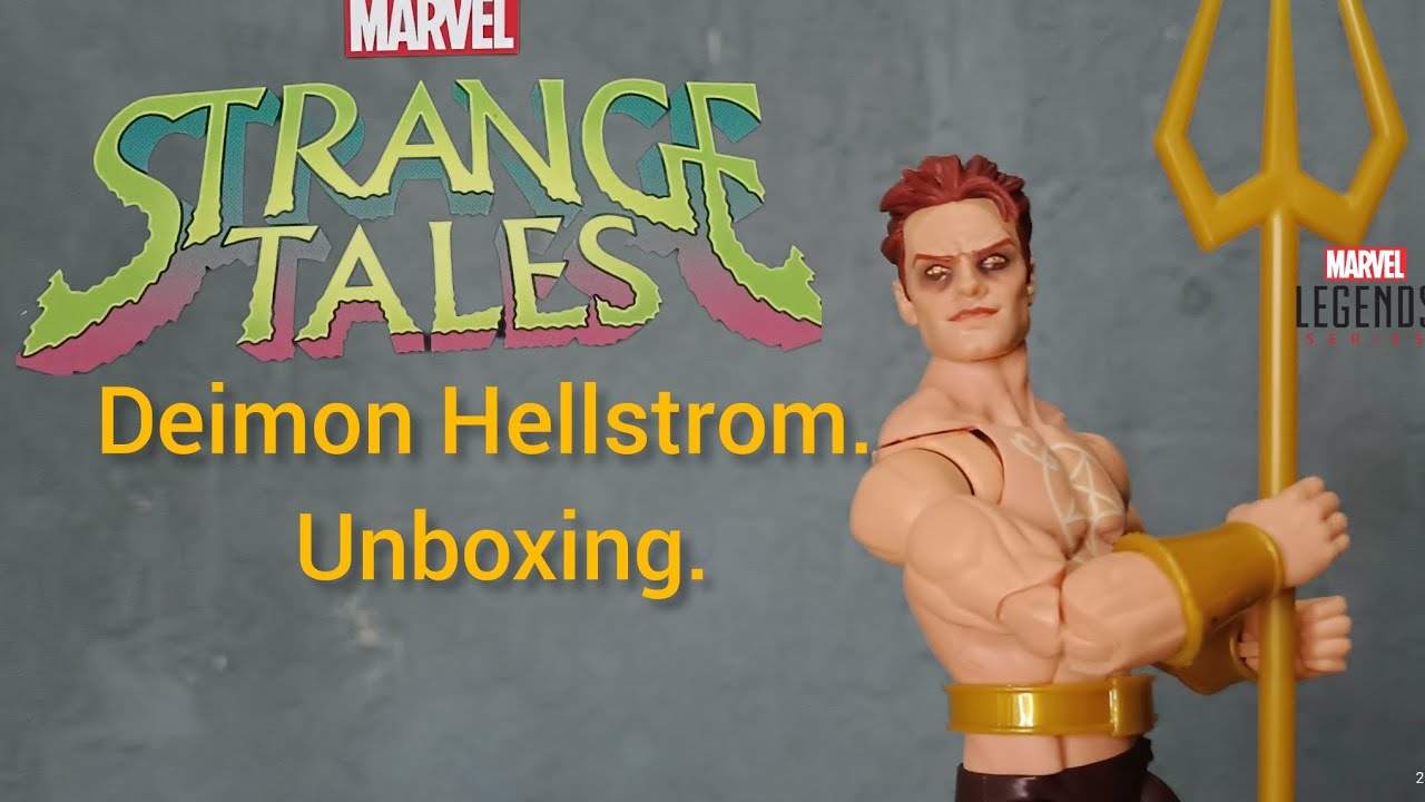 Unboxing Marvel Legends: Deimon Hellstrom. #StrangeTales - YouTube