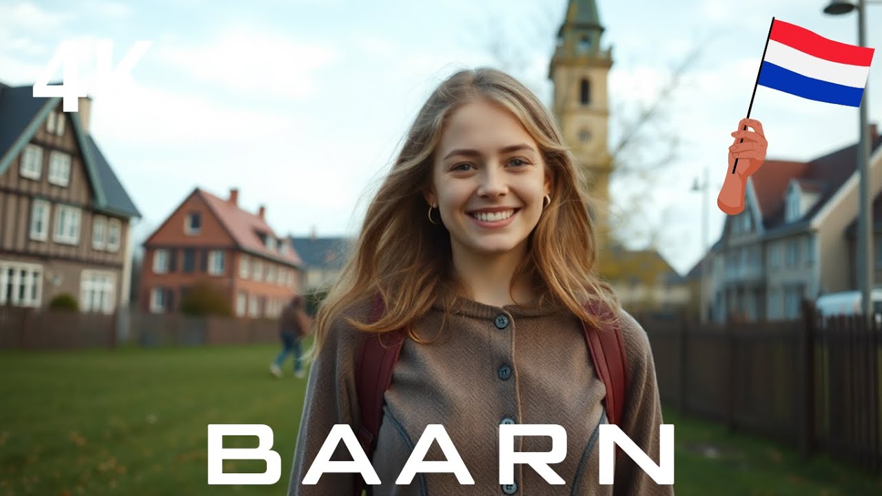 🇳🇱 Baarn 4K Walking / The Netherlands / The Dutch Town with a Royal ...