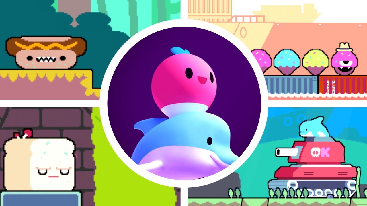 Dadish 3 - All Bosses [No Damage] - YouTube