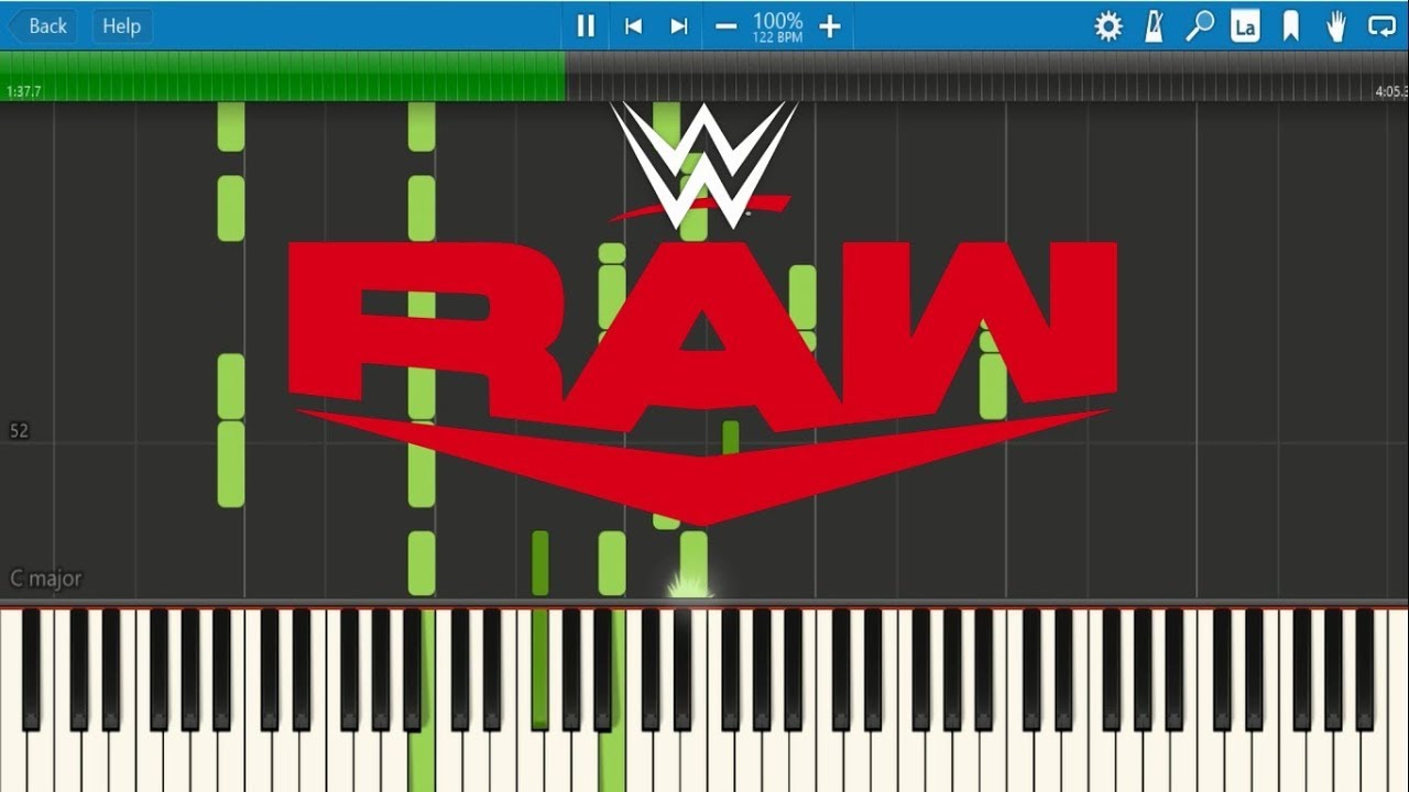 WWE RAW 2019 Theme Song - "Legendary" (Piano Version) - YouTube