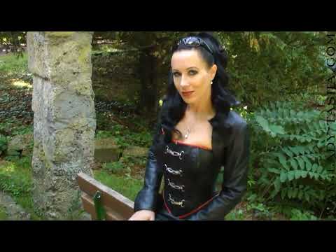 lady Tasha long leather skirt  1