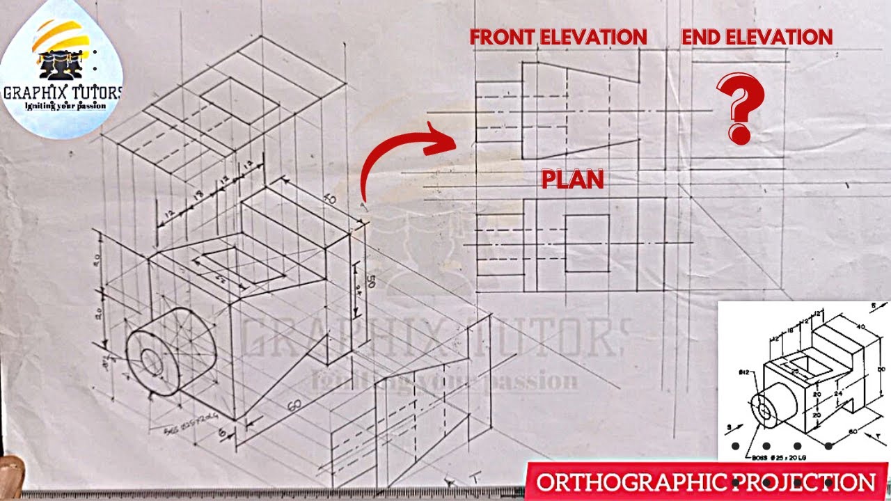 First Angle And Third Angle Orthographic Projection Orthographic Isometric And Orthographic