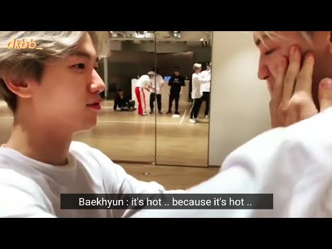 when Chanyeol and Baekhyun Exo tried to Bottle Cap Challenge