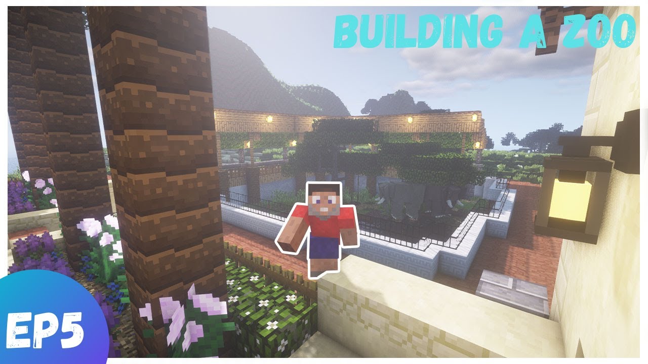 Building A Zoo In Minecraft EP5 - A New BIG Exhibit! - YouTube