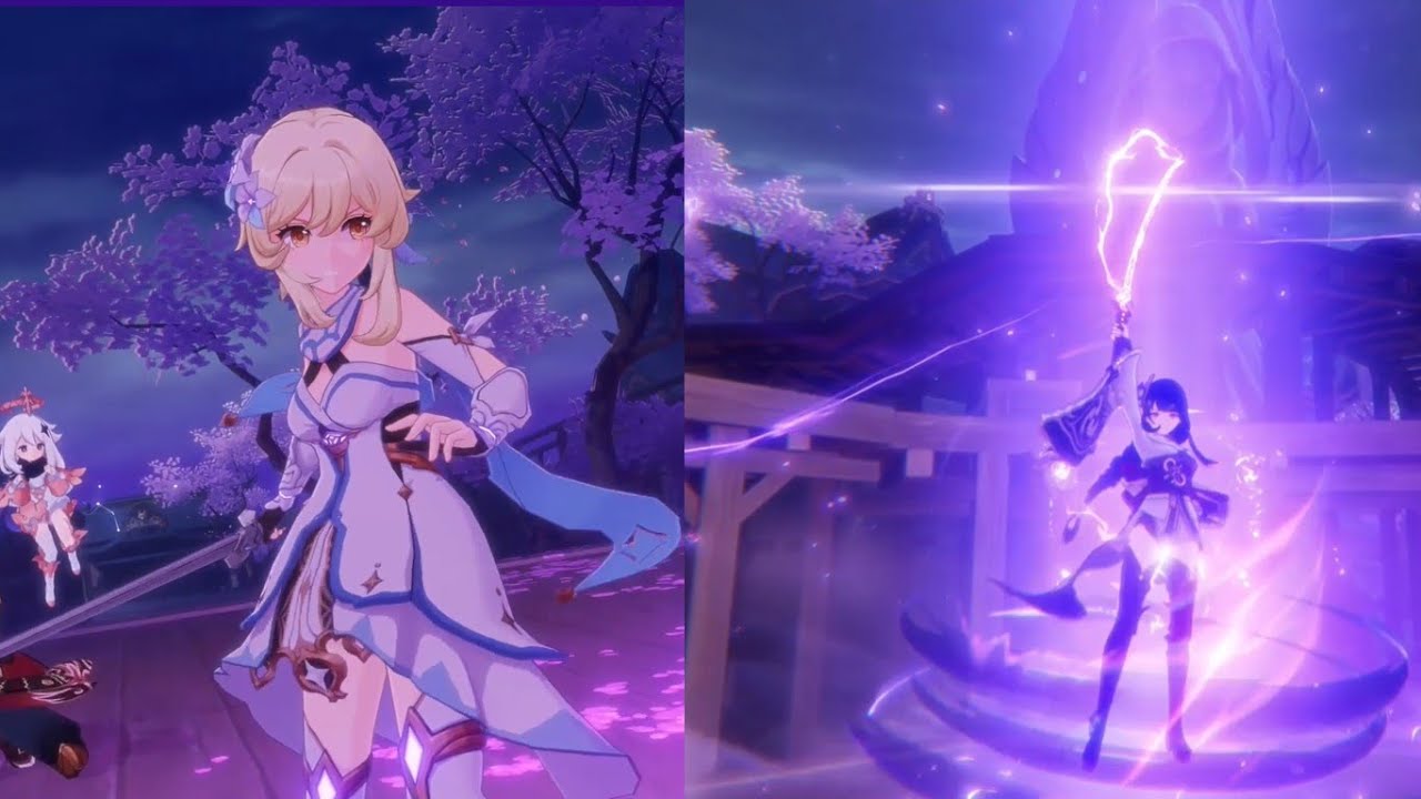 Genshin Impact - Lumine vs Baal (raiden shogun) + la batalla por ...