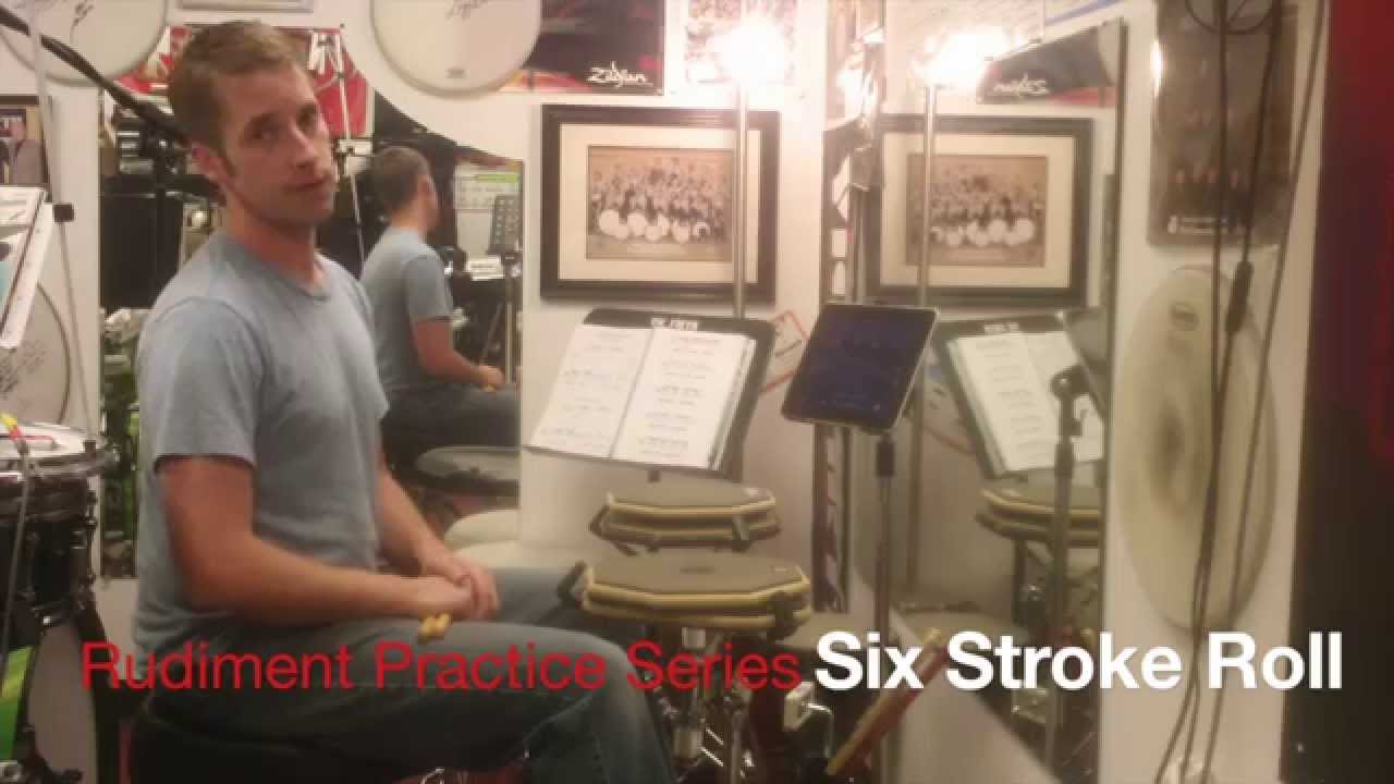 Six Stroke Roll - Beginner Practice Series - YouTube