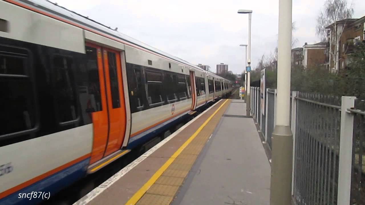 London Overground Class 378 arriving at Kensington Olympia - YouTube
