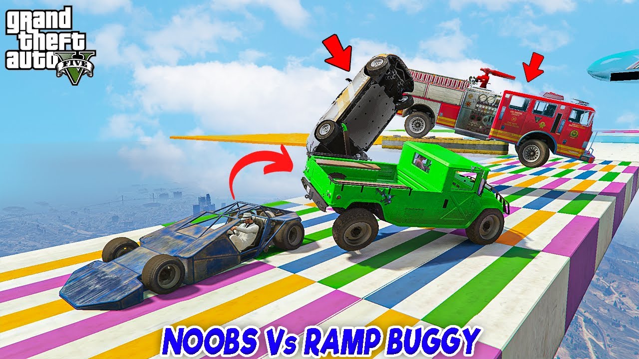 GO KART VS RAMP BUGGY - FACE TO FACE CHALLENGE IN GTA 5 - YouTube