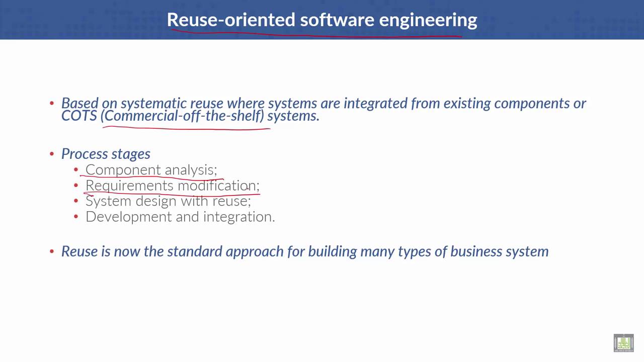 17 Software Engineering C2 L5 Reuse oriented software engineering - YouTube