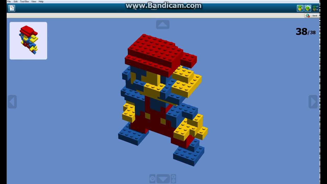 how to make Lego 3D Mario - YouTube