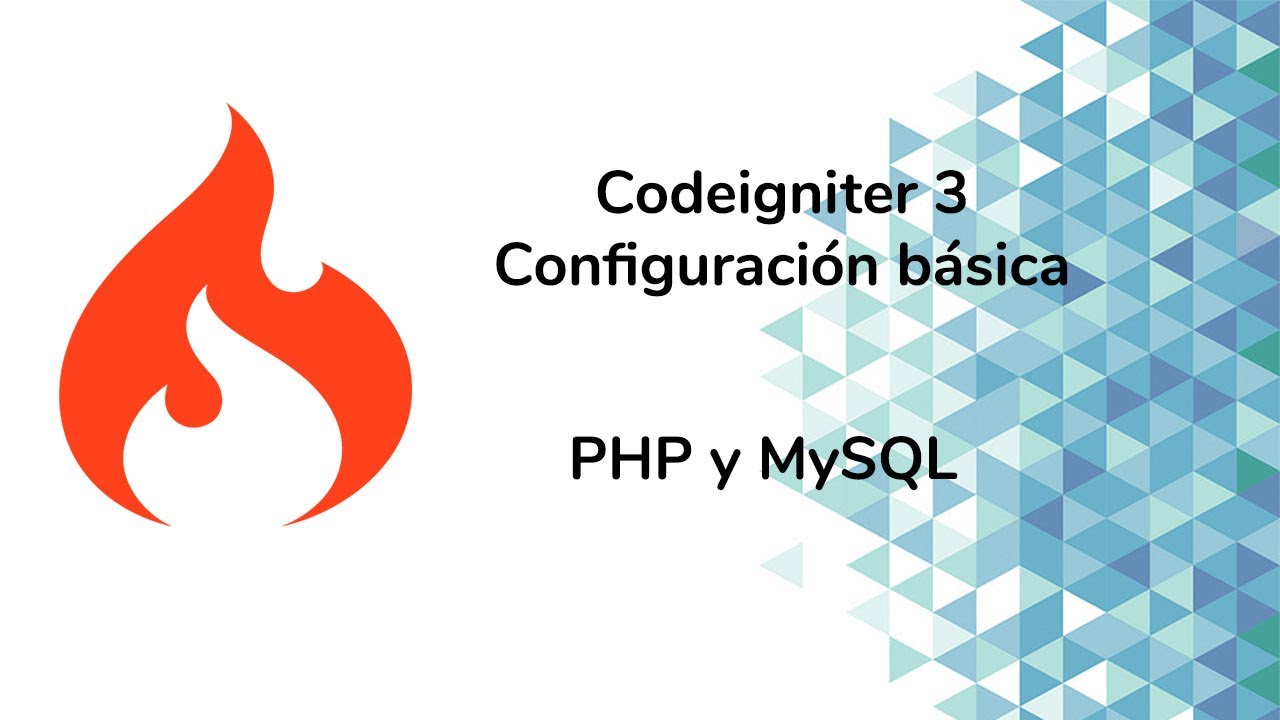 Tutorial Codeigniter 3 Configuración Inicial Youtube 0265