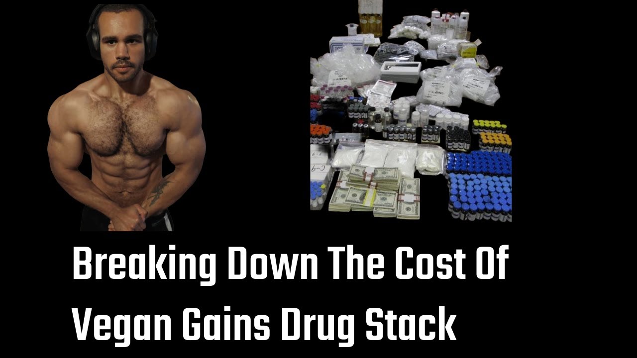 Breaking Down The Cost Of Vegan Gains Drug Stack - YouTube