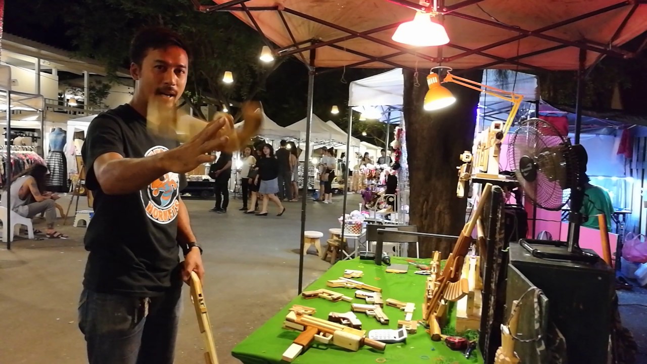 วิธีควงปืนลูกซองสั้น : TG RUBBER GUN - YouTube