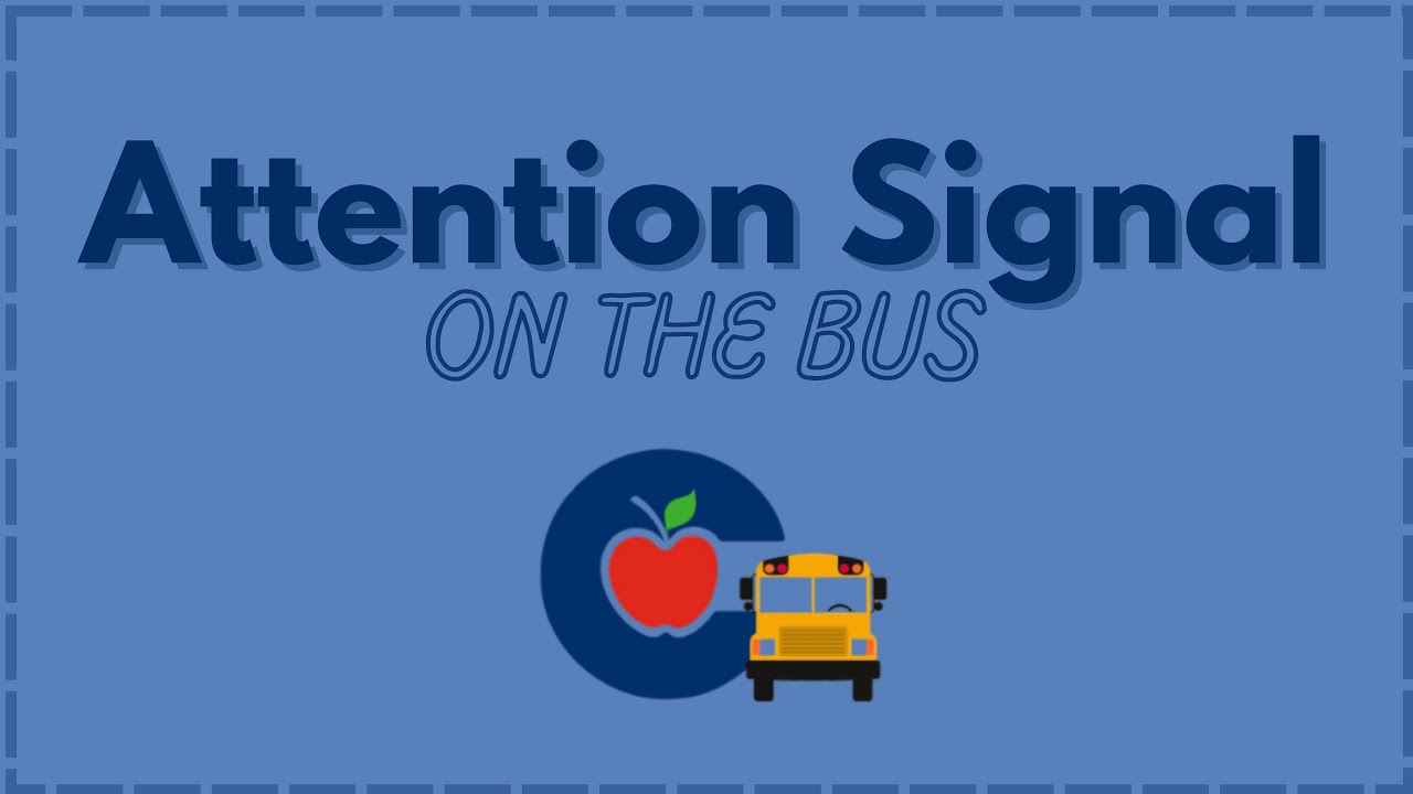Attention Signal on the Bus - Conroe ISD Transportation - YouTube