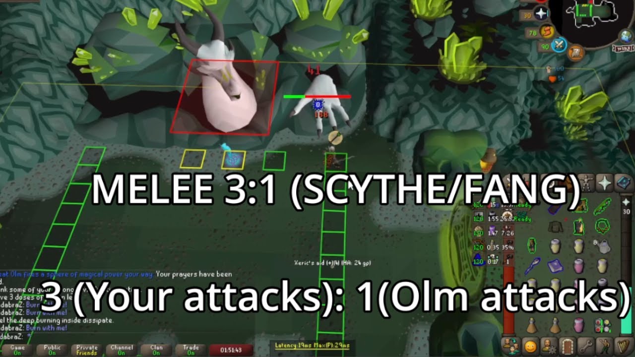 Olm Melee Guide 3:1 Scythe/Fang - YouTube