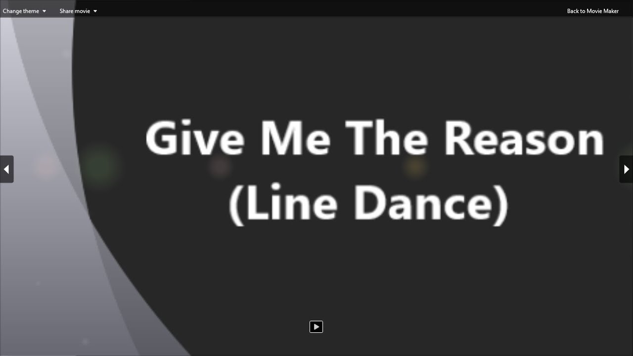 Give Me The Reason - Line Dance (A Birchall & J Jax) - YouTube