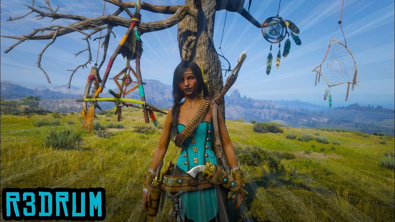 RDR2 online (2) cute Native outfits - YouTube