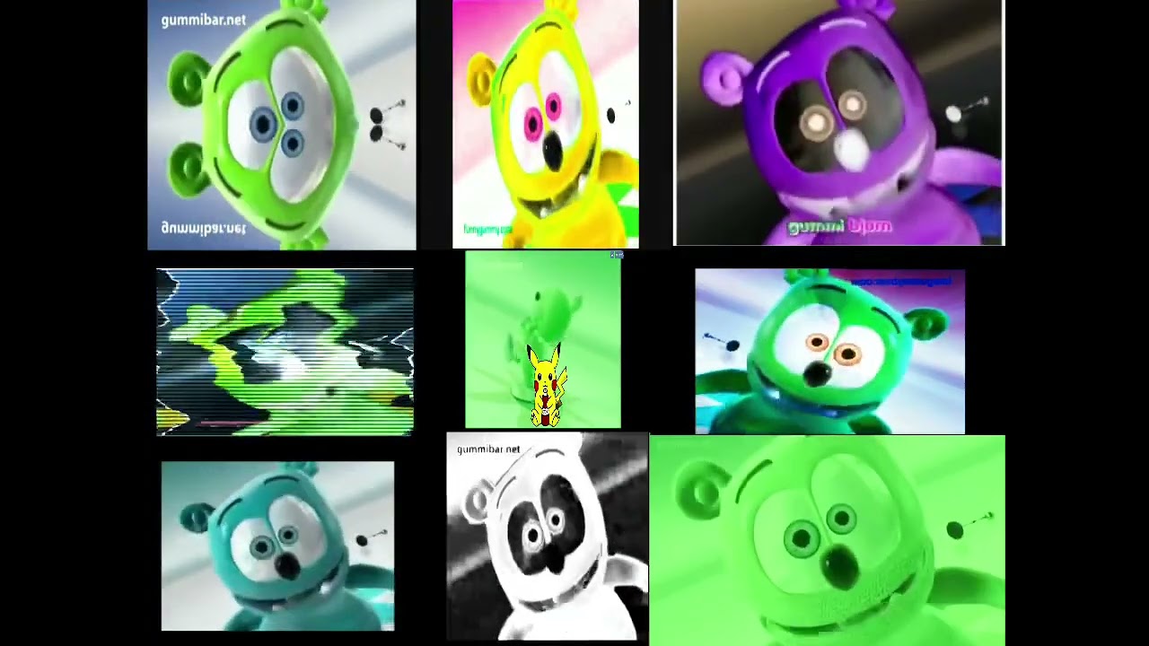 9 gummy BEARS - YouTube