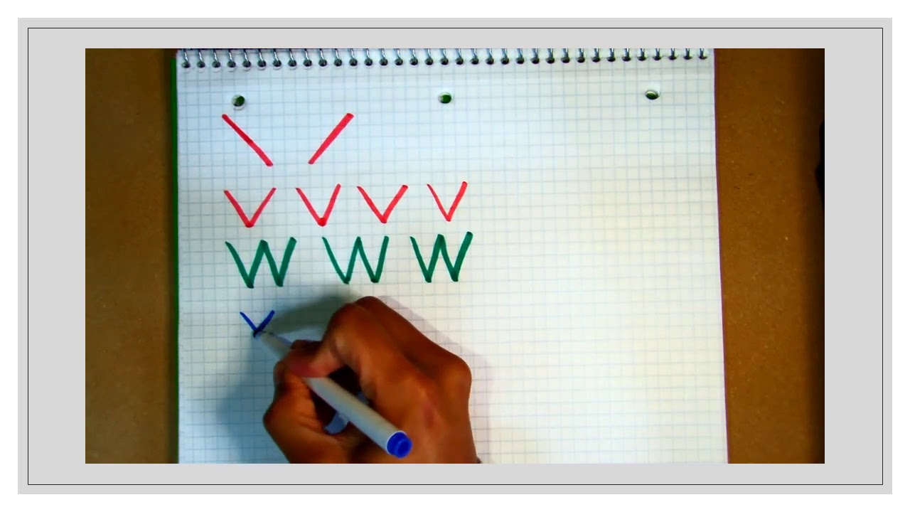 Letters with a slant - YouTube