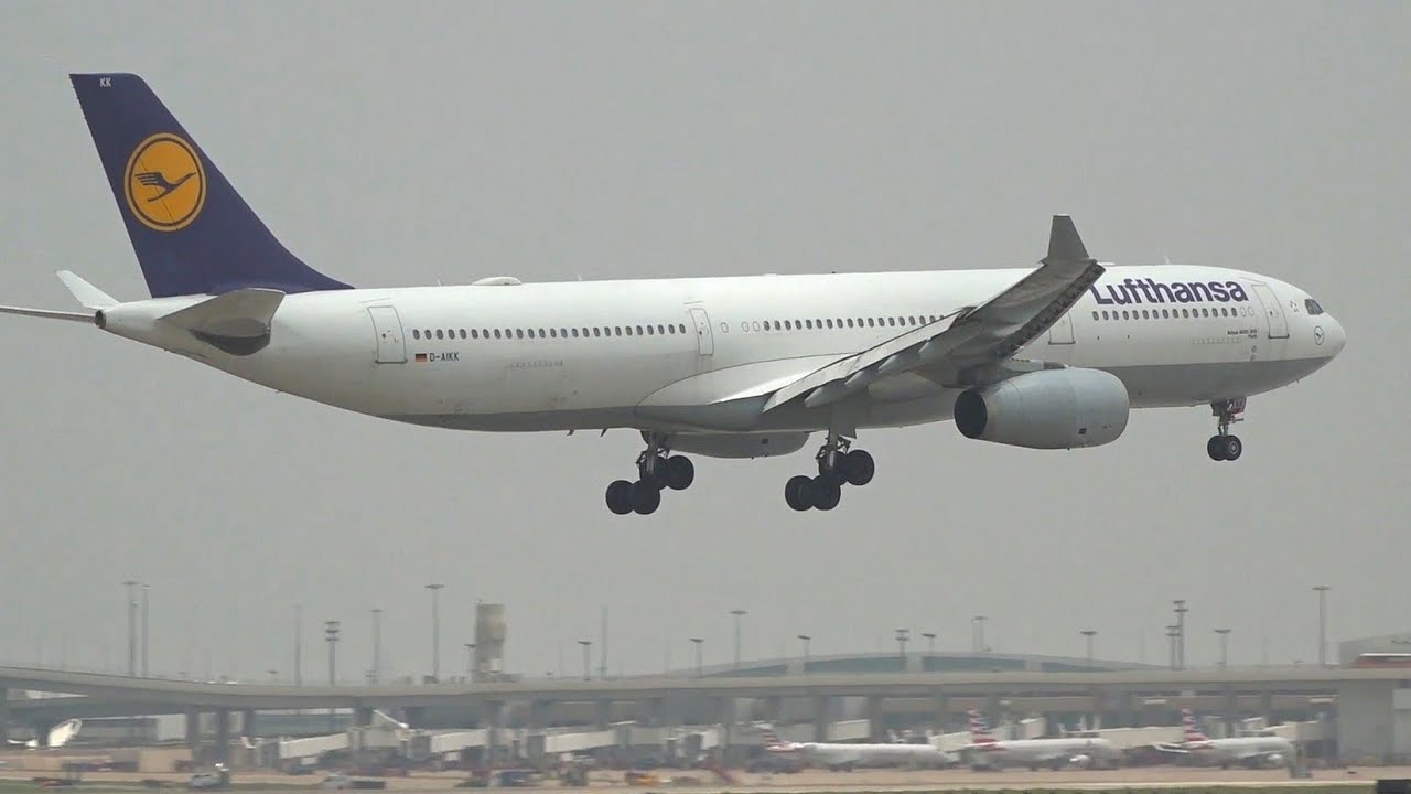 Plane Spotting | Airbus 333 | at DFW International Airport - YouTube