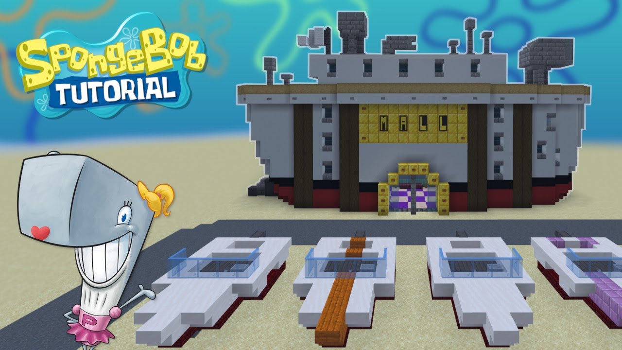 Bikini Bottom MALL 🛒 Tutorial | Minecraft Spongebob Bauanleitung - YouTube