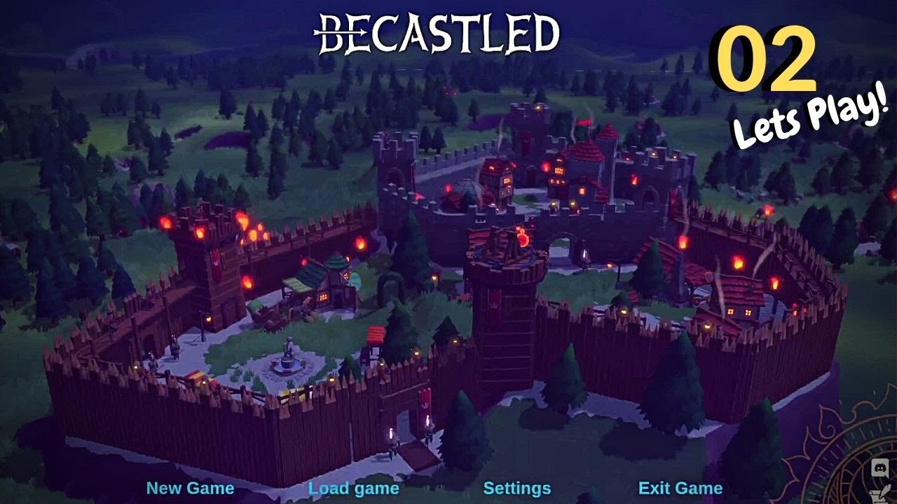 Becastled Gameplay Building up the walls! | RTS - Medieval wave defence ...