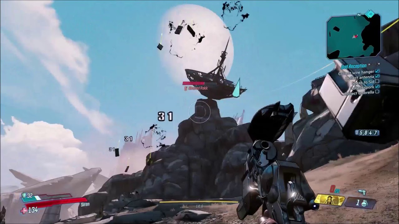 Borderlands 3 Found My First Bloated Rakk - YouTube