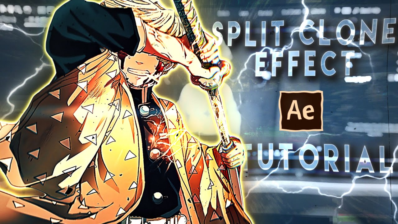 Split Clone Effect | After Effects Tutorial | AMV/EDIT | - YouTube