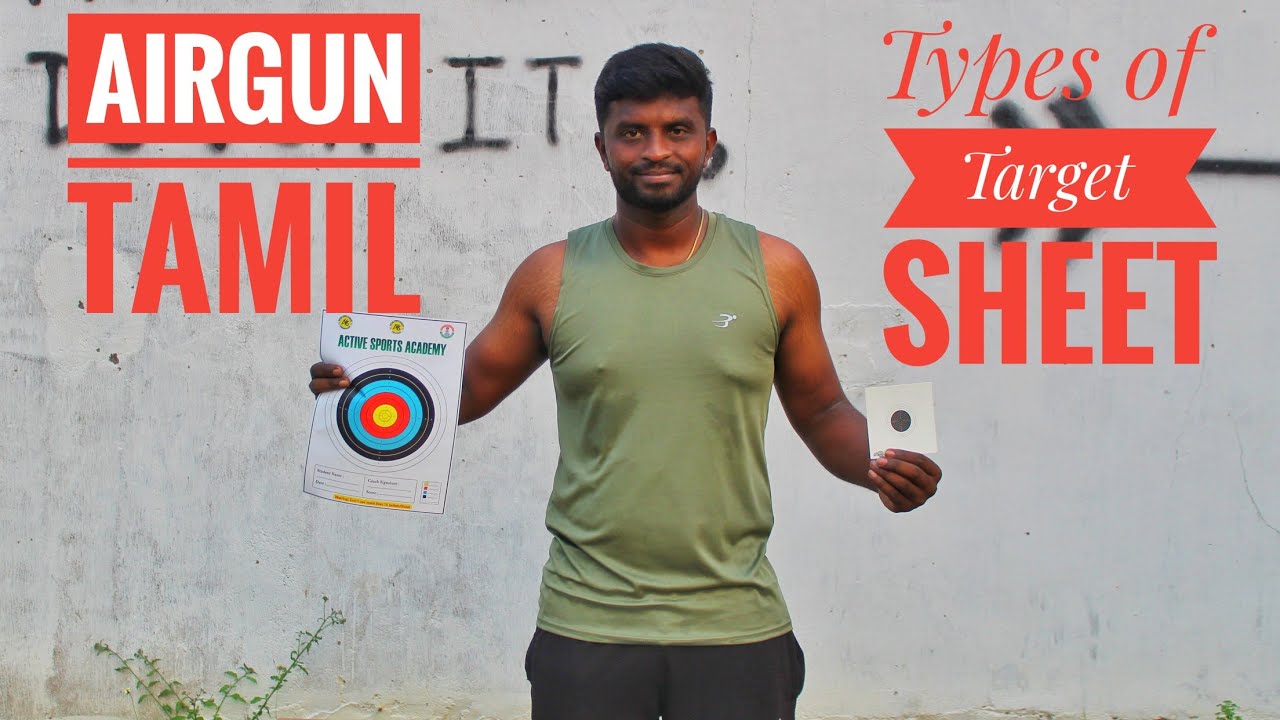 Airgun Shooting Types of Target sheet explain in Tamil #airgun # ...