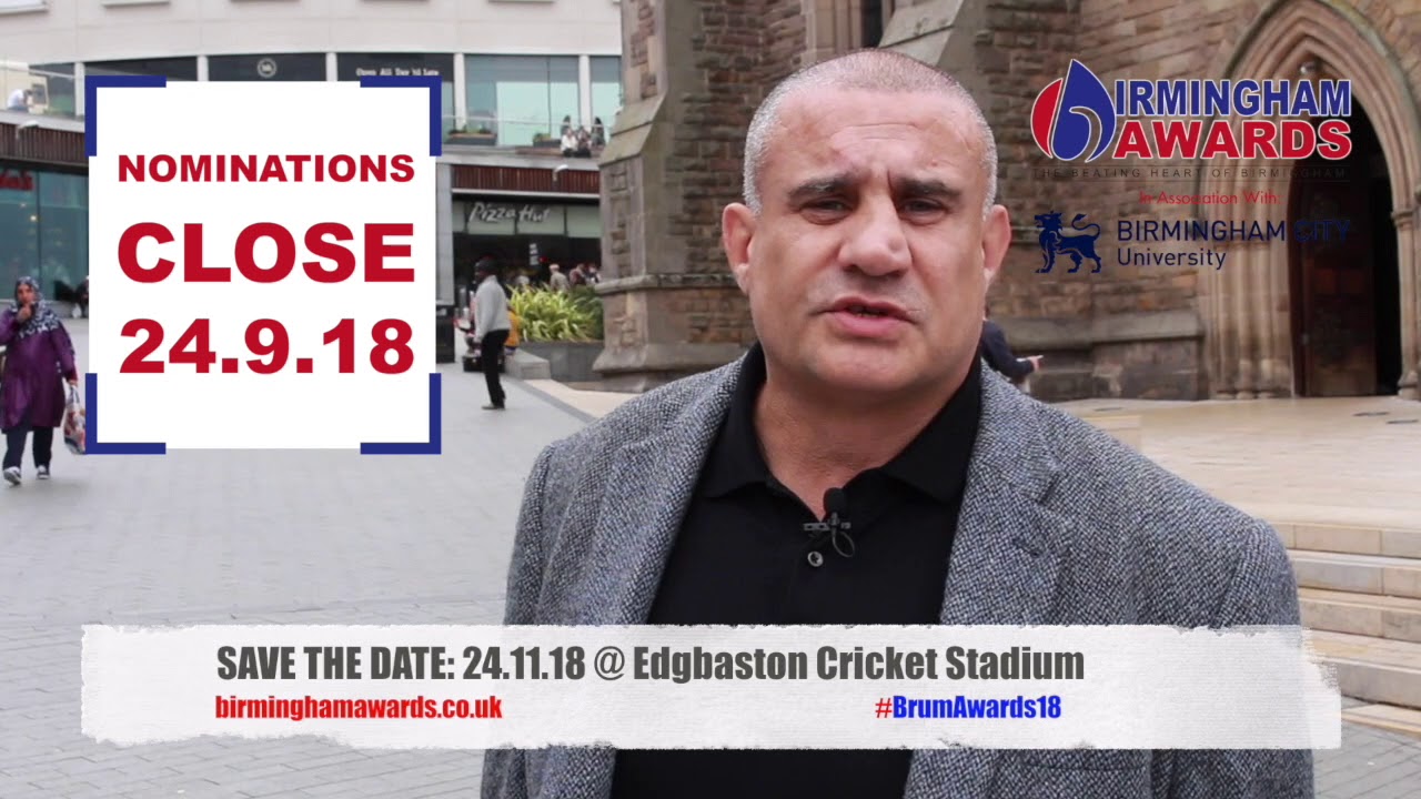 Birmingham Awards 2018 - Paul Cadman - YouTube