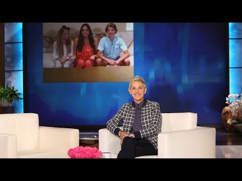 A Surprise for a Lovely Family of Ellen Fans - YouTube