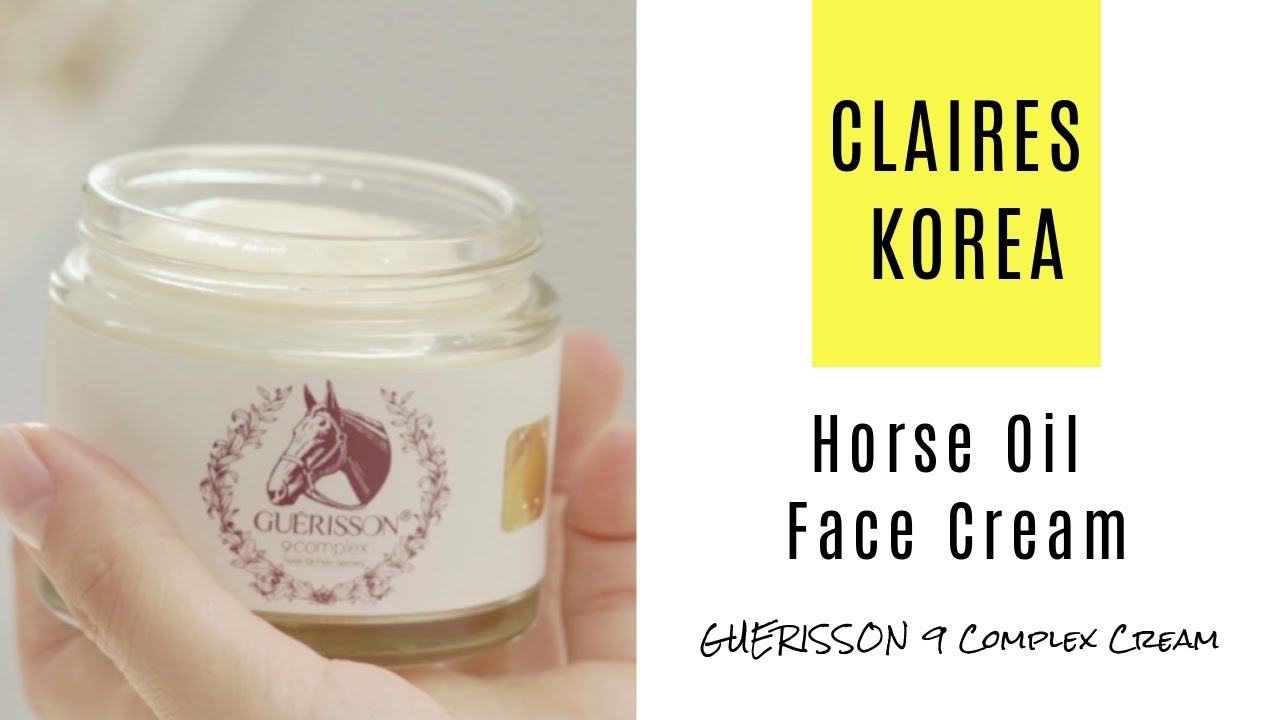 Horse Oil Face Cream | CLAIRES KOREA GUERISSON 9 Complex Cream ...