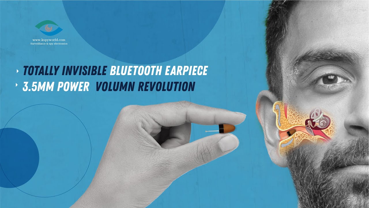 Spy earpiece with 3.5 mm Neckloop Invisible Bluetooth. Don't use this ...