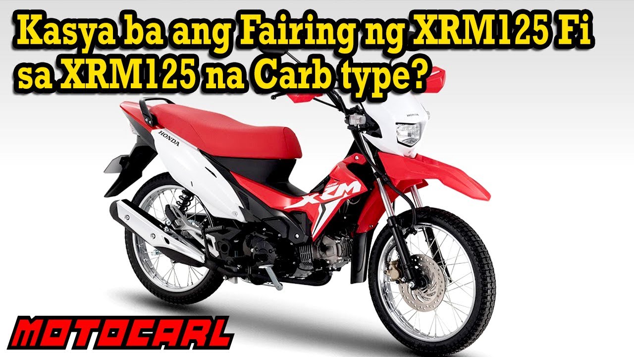 Kasya ba ang Fairings ng XRM125 Fi 2020 sa Lumang XRM Model? - YouTube