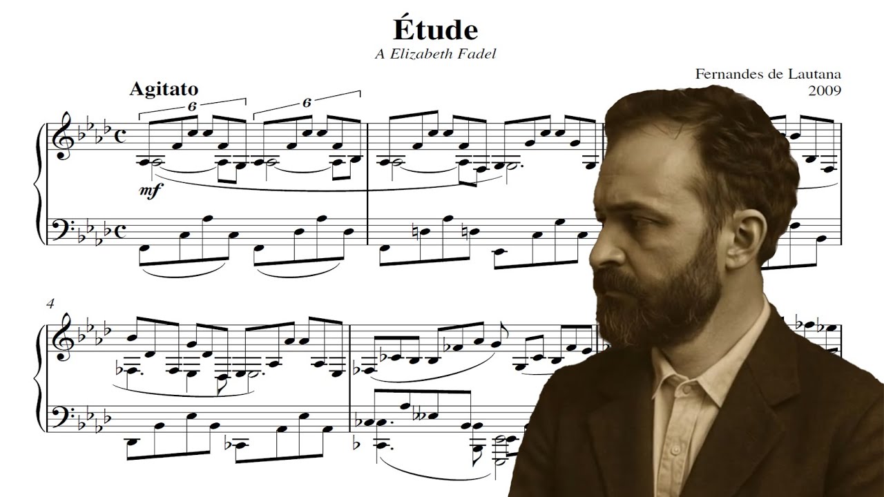 Fernandes de Lautana - Estudo Op.2 No.1 (André Fadel, piano) - YouTube