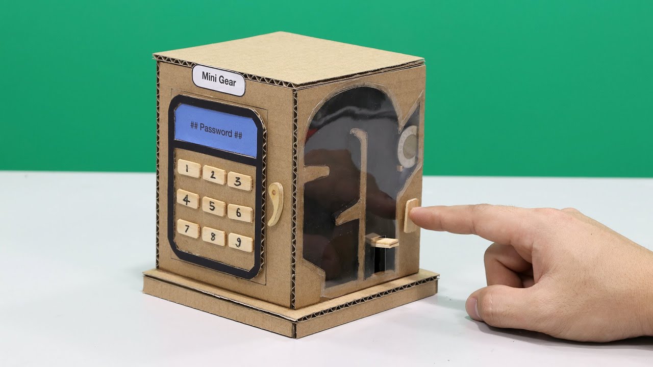 DIY SafeBox Coin Saving at Home - YouTube