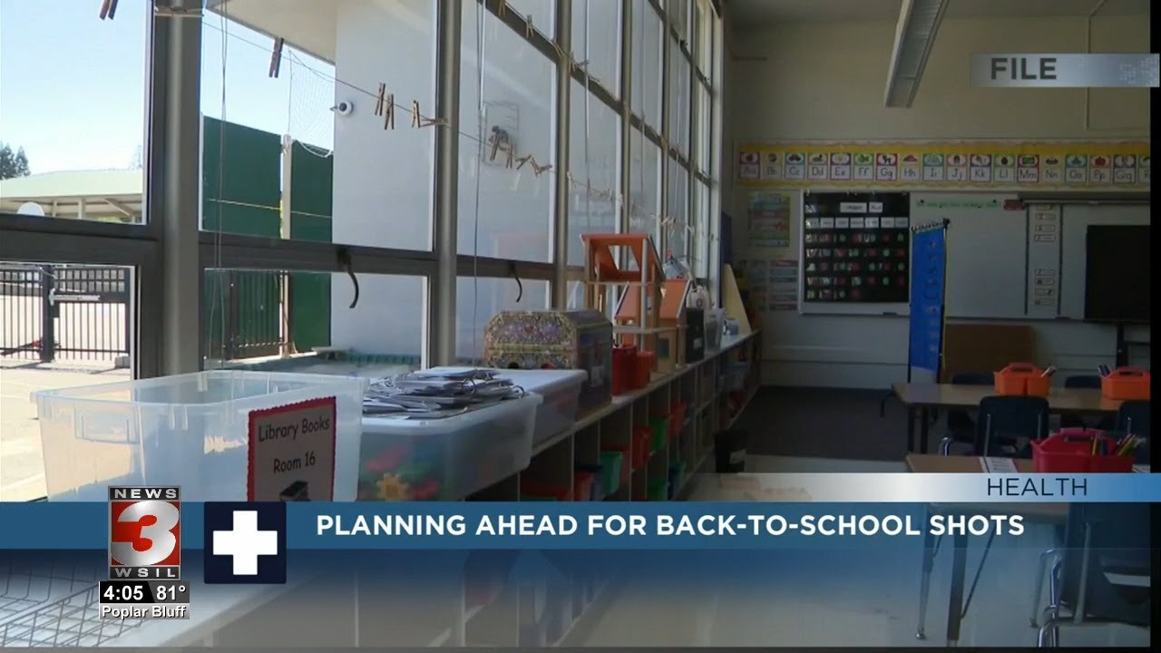 Health officials plan ahead for back-to-school shots - YouTube