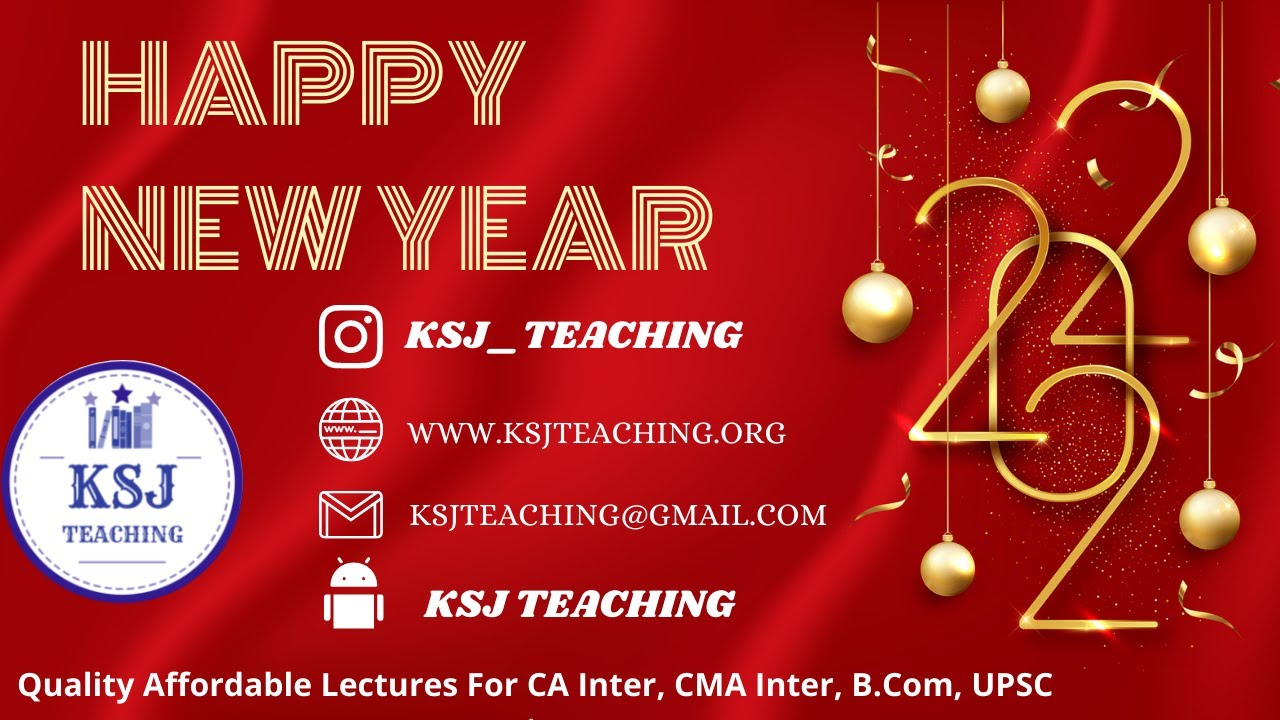Happy New Year to KSJ Family From Team KSJ Teaching - YouTube