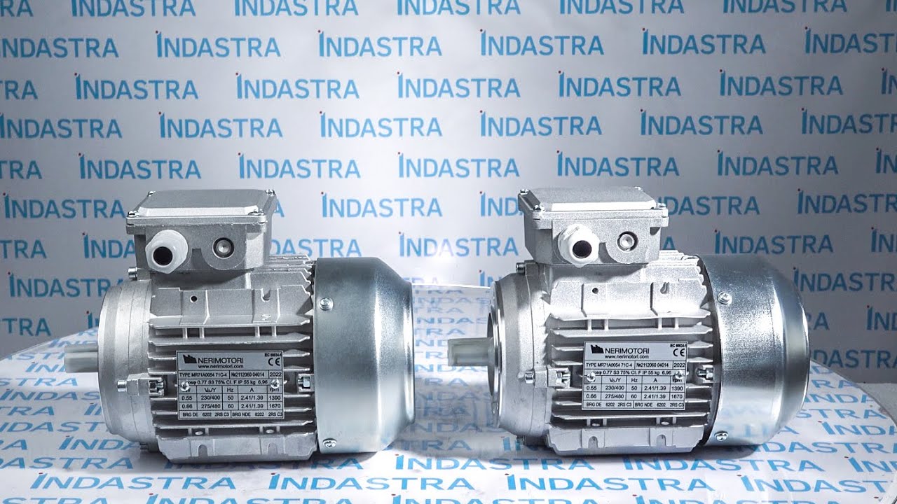 Электродвигатель NERI MOTORI MR 71C4 0.55kWx1500rpm B14 - YouTube
