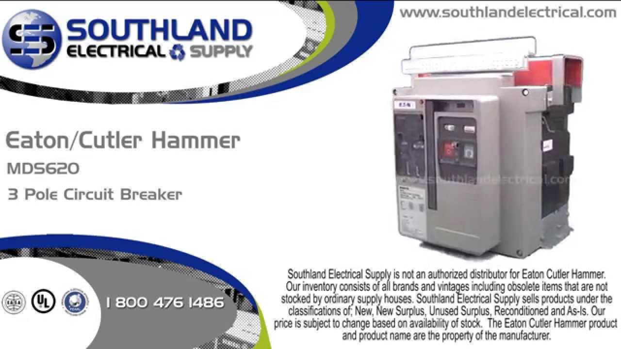Eaton Cutler Hammer MDS620, 2000 Amp, 600 Volt, 3 Pole, LSI Fixed Mount ...
