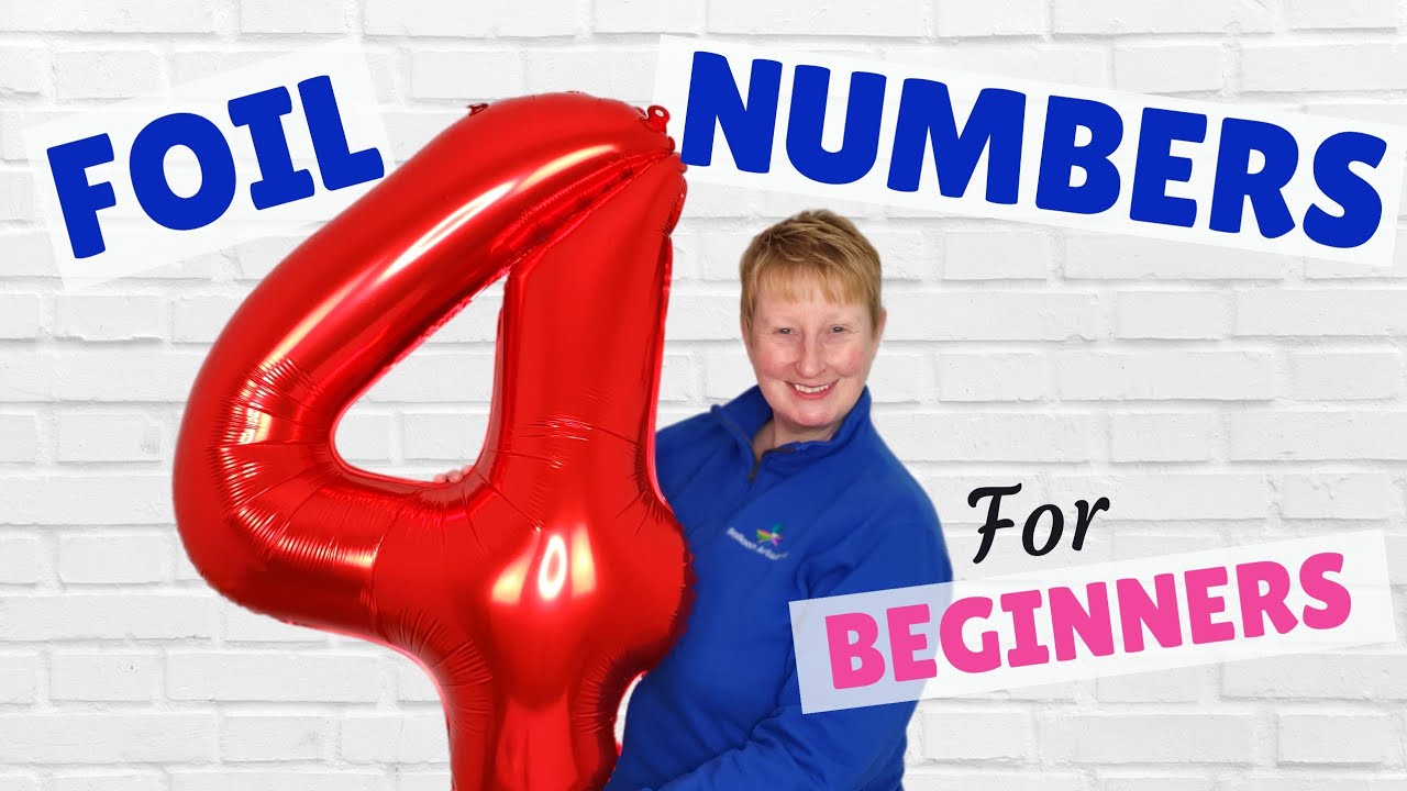 🎈 NUMBER 4 Balloon 🎈 How to Blow Up a Giant Number Balloon - YouTube