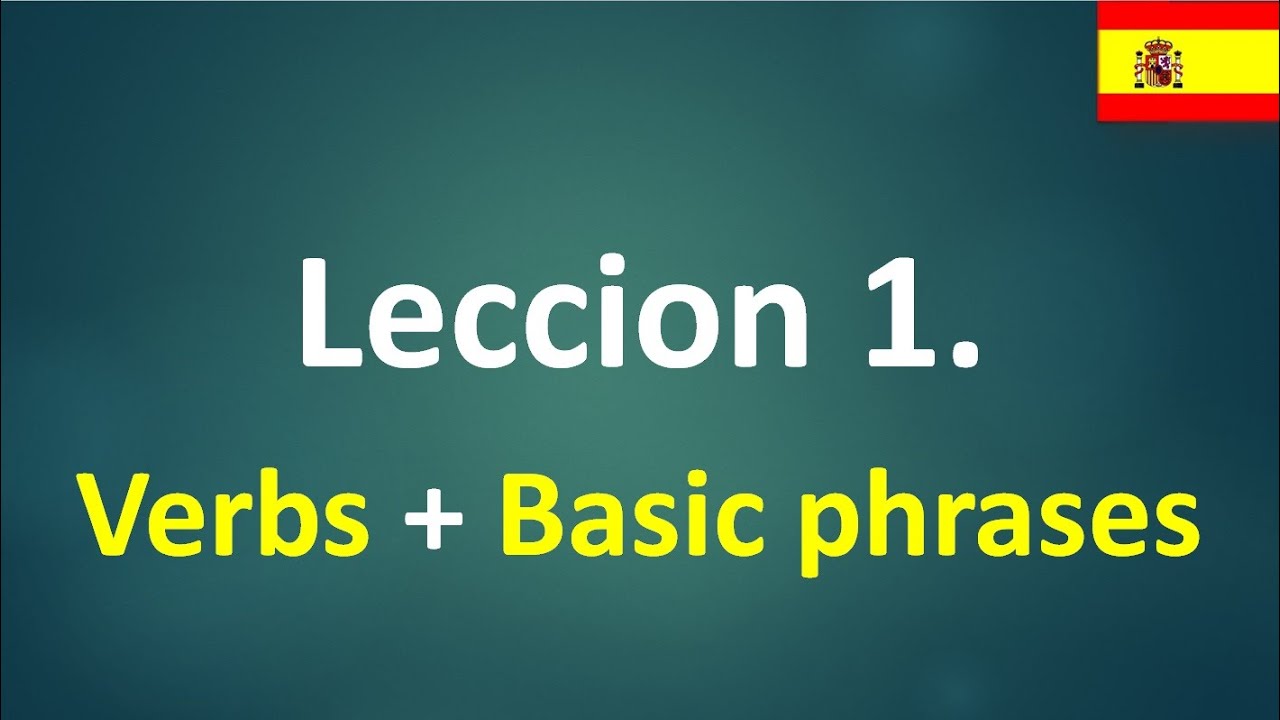 Learn Spanish Lesson 1 YouTube learn-spanish-lesson-1-youtube