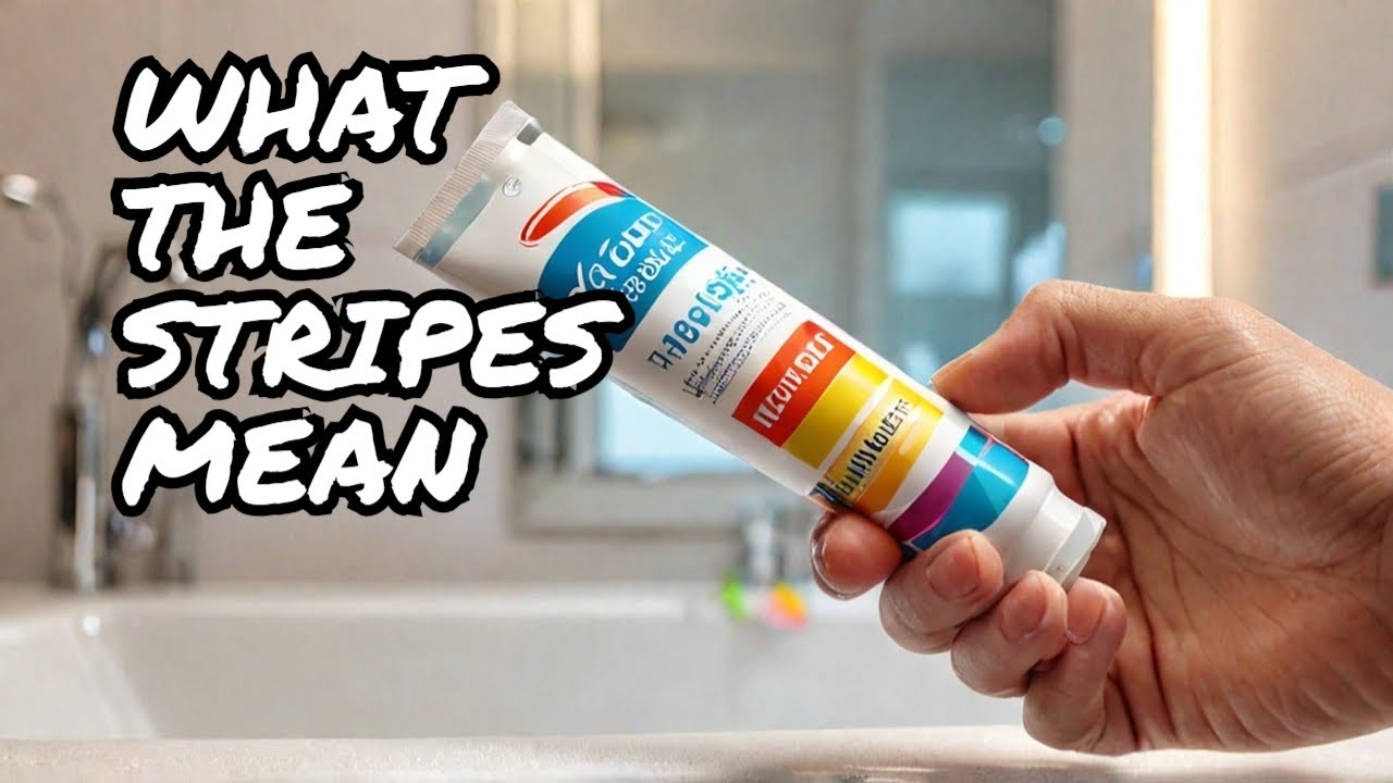 The Mystery of Color Codes on Toothpaste Tubes - YouTube